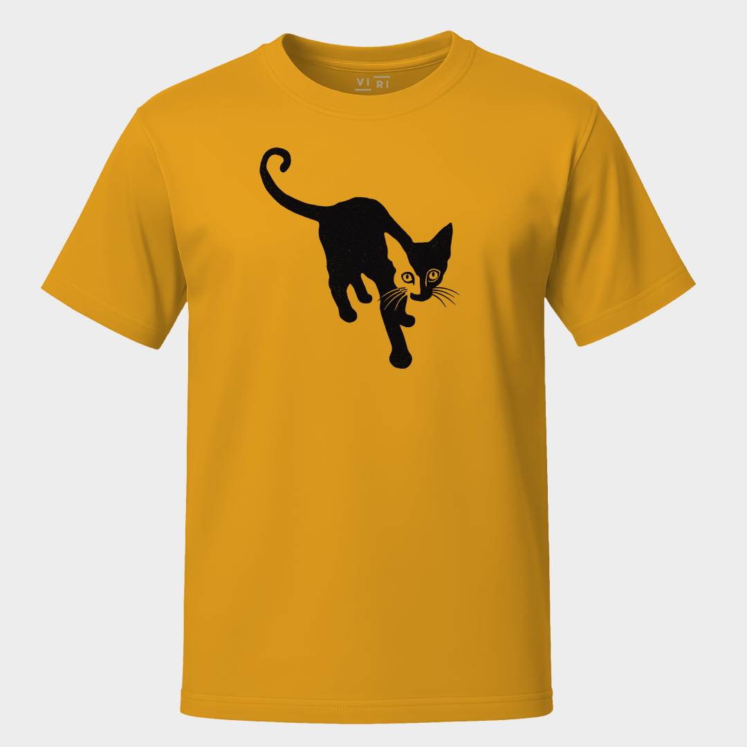 Half-Face Black Cat – Viri Cotton Ltd.